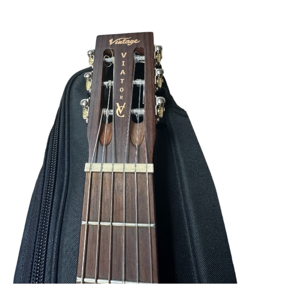Pre-owned Vintage Viator Travel Acoustic Guitar VTR800 ''Paul Brett ...